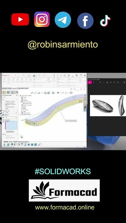 👉APRENDE cómo usar SUPERFICIE reglada en SOLIDWORKS - YouTube