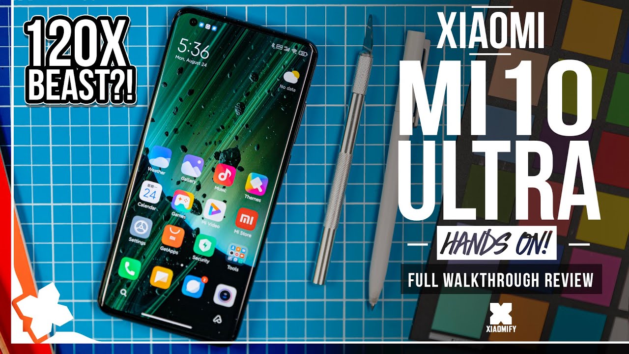 Mi 10 ULTRA - full walkthrough review with photo, 8k video and audio ...
