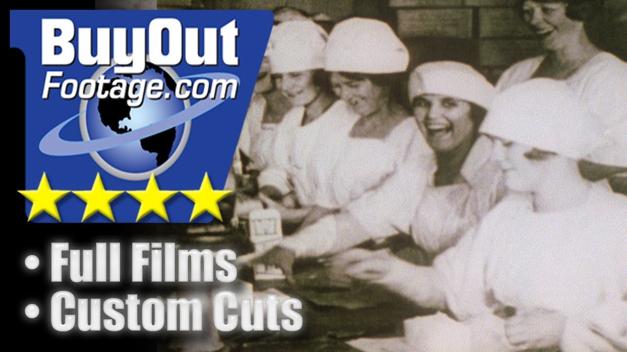 Assembly Line Repetition Early 1900s Stock Video b-roll - YouTube