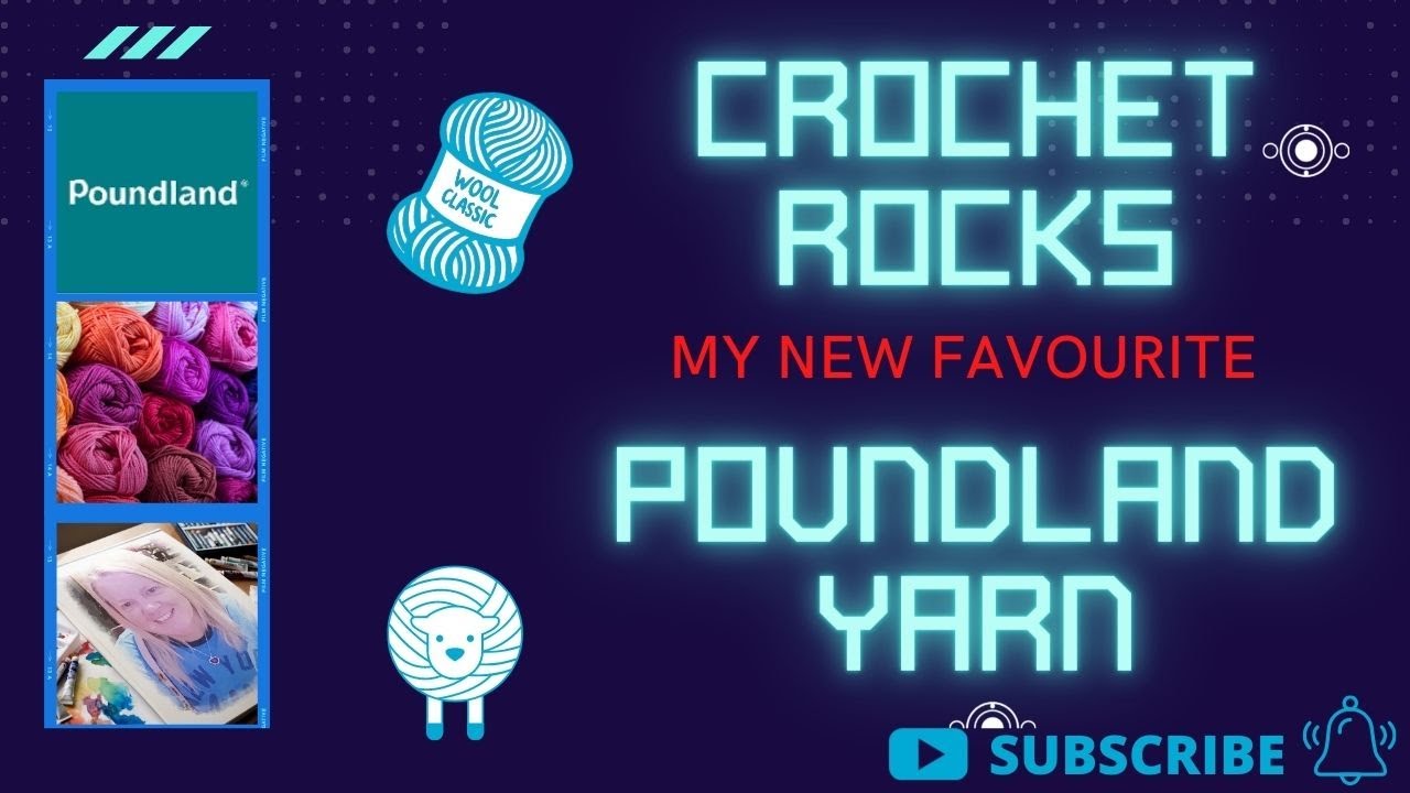 My NEW Favourite NEW Poundland Yarn | Crochet Rocks - YouTube