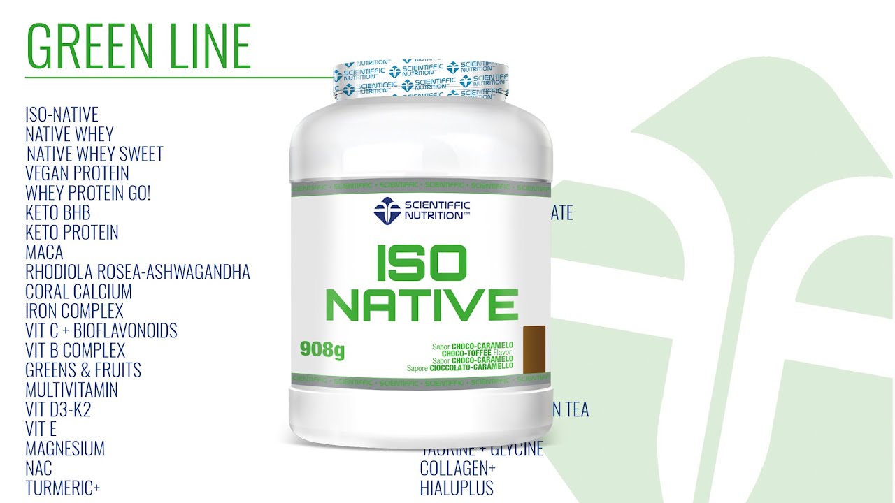 Iso Native - Green Line | Catálogo Scientiffic Nutrition - YouTube