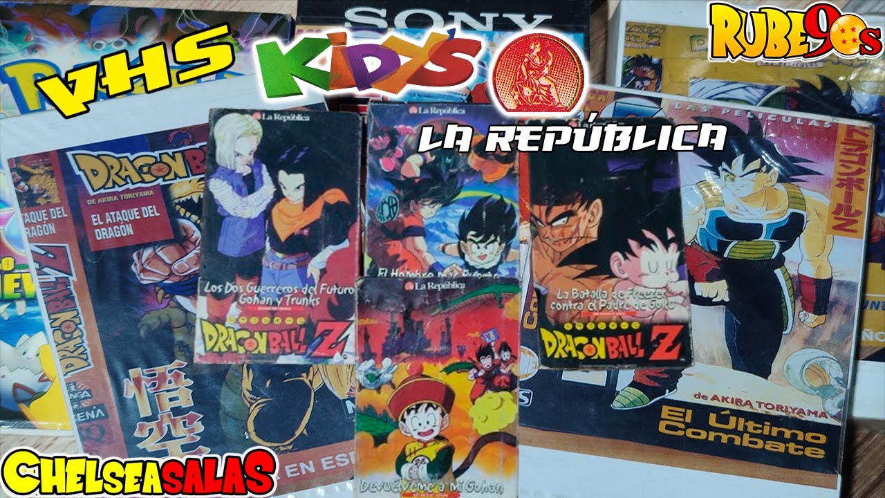 Peliculas VHS Dragon Ball Z Revistas Kidys La Republica Peru 1999 - YouTube