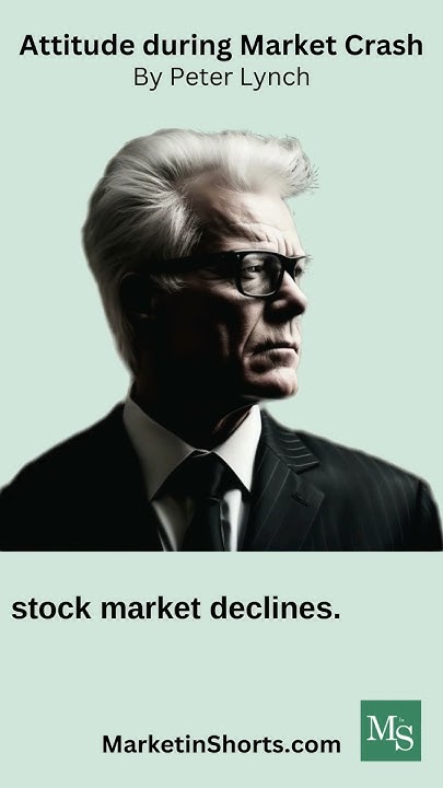 Mindset to handle Market Crash by Peter Lynch | Way to handle Stock market Crash #viralshorts ...