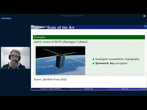 OSCW 2021 CubeCrypt Open-Source Self-Signed ECC Certs for CubeSat Telecommunication - YouTube