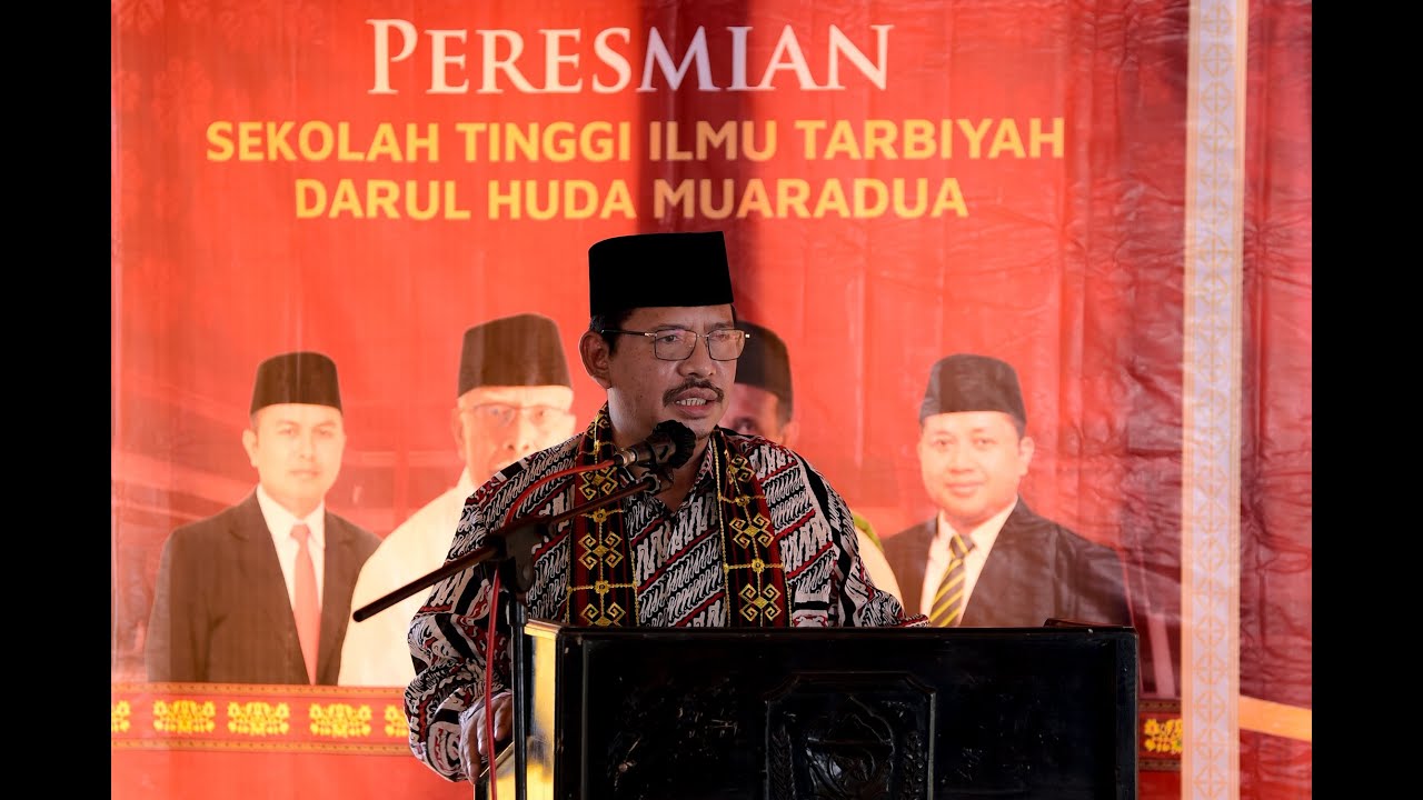 Prof. Dr. H. Amin Suyitno, M.Ag Direktur DIKTIS Kemenag RI - Peresmian ...