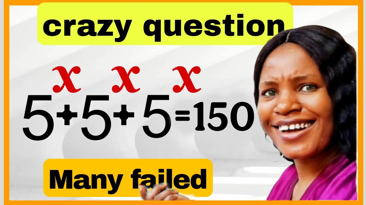 Germany | math Olympiad | Exponential math question - YouTube