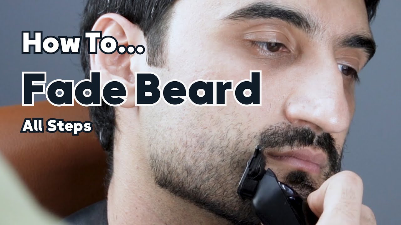 How To Trimmed Beard And Mustache | Fade Haircut All Steps | Razor Line ...