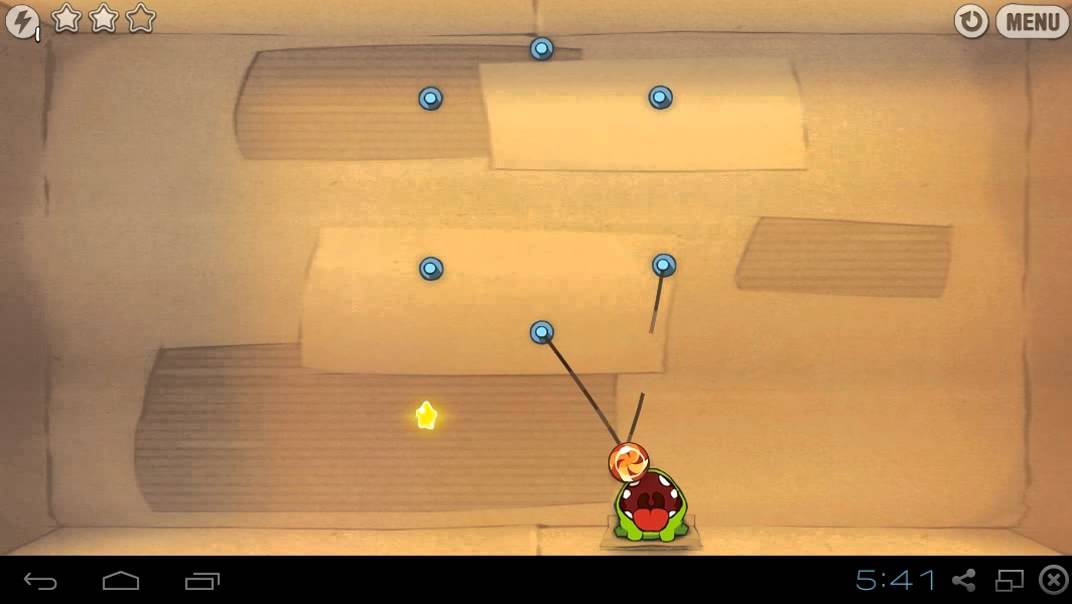 Cut the Rope Level 8 Walkthrough - YouTube