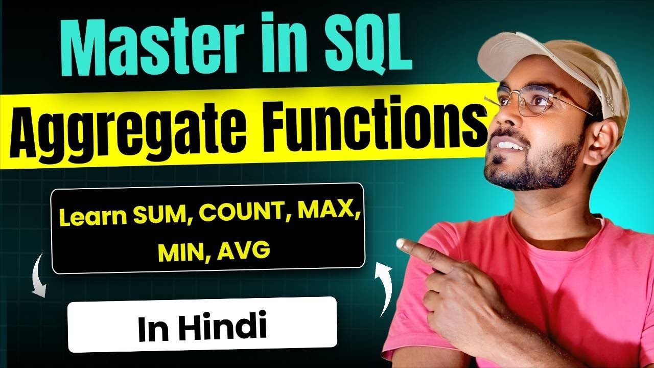 SQL Aggregate Functions आसान भाषा में समझो 💡|| SQL Aggregate Functions ...