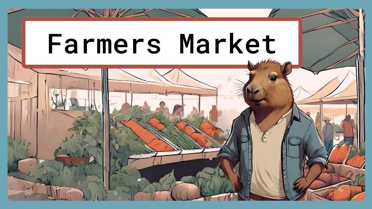 Improve your ENGLISH Listening Skills | Farmers Market | Quiz ...