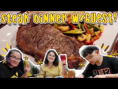 Steak Dinner with Special Guest | Maria Grace Tv - YouTube