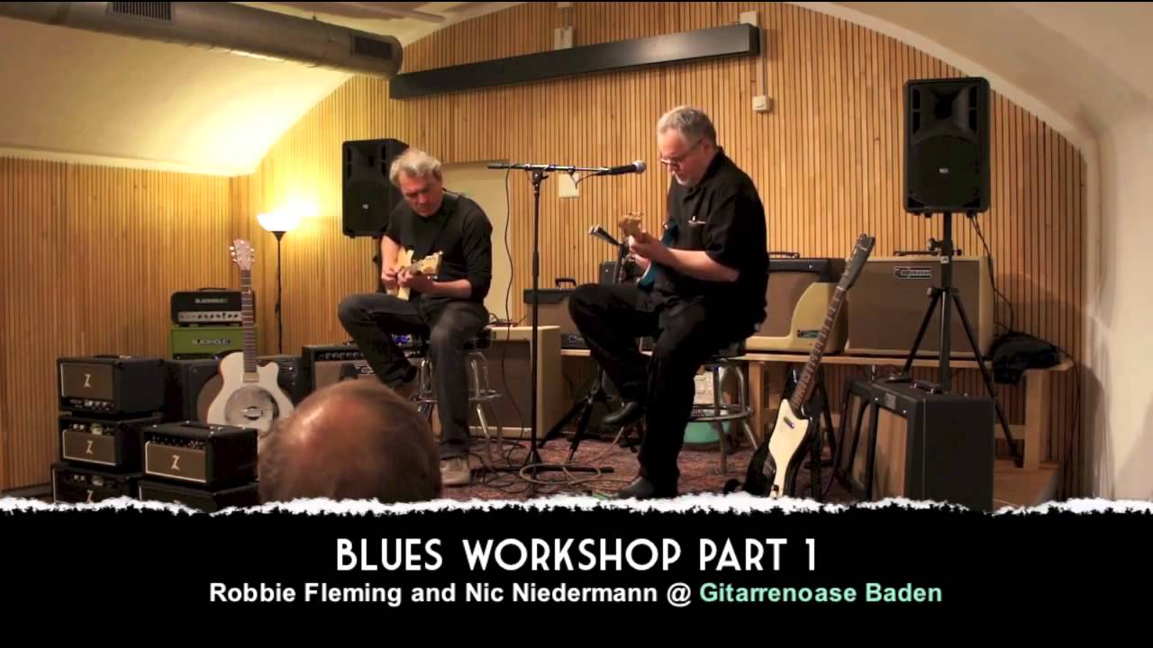 Blues Workshop - Nic Niedermann & Robbie Fleming - YouTube