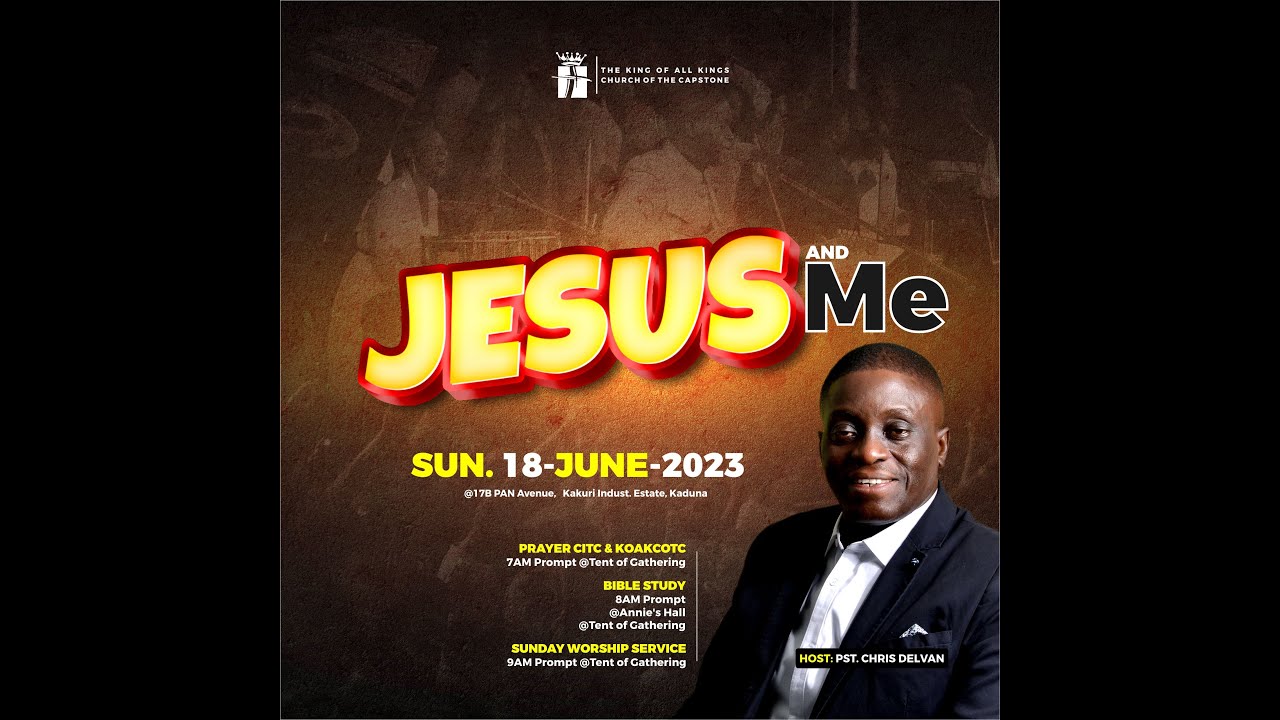Jesus and Me (Sunday, June 18, 2023) - YouTube
