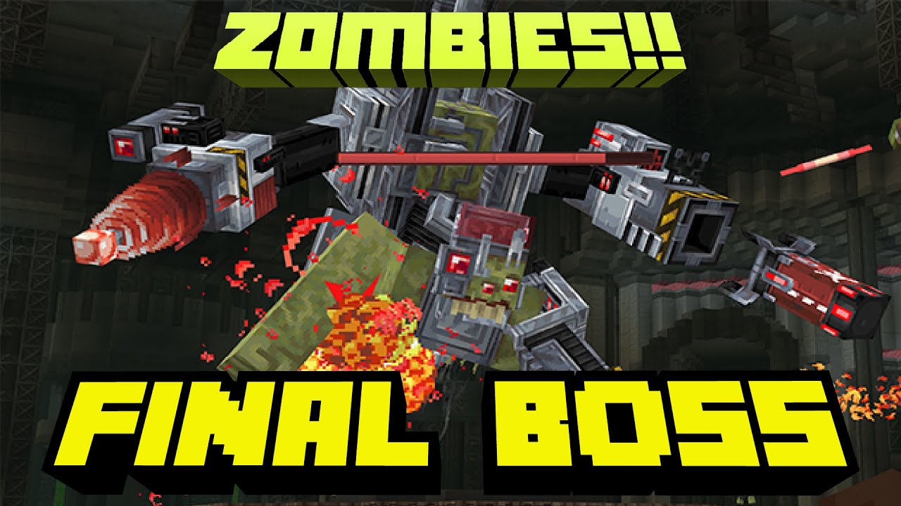 Minecraft ZOMBIES!! - Final Boss Fight | Minecraft Marketplace Map ...