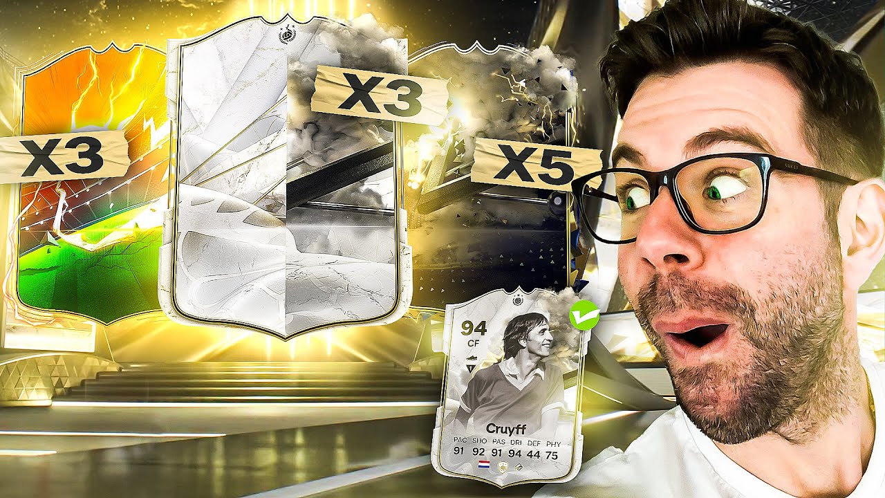 3 ICONS and 3 HEROES and 5 THUNDERSTRUCK players packed! First Owner ...