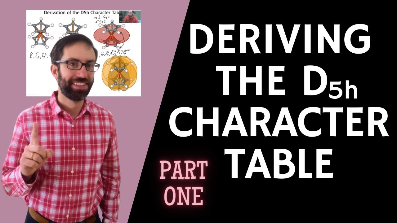 Deriving the D5h Character Table Part 1 out of 3- Finding the Symmetry ...