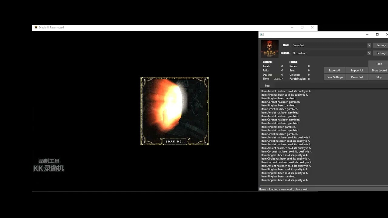 D2R bot all in one farming & autoleveling in Diablo 2 Resurrected | blizzsorc - YouTube