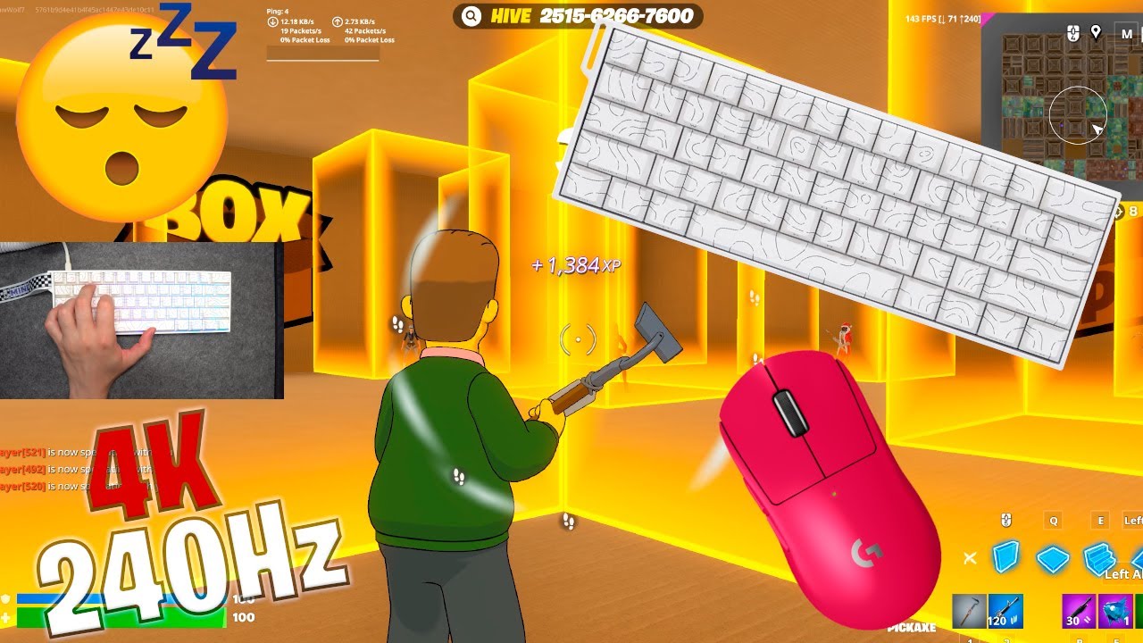 Aula Mini 60HE Max ASMR 😴 Box Fight Gameplay 📦 Satisfying Keyboard ...