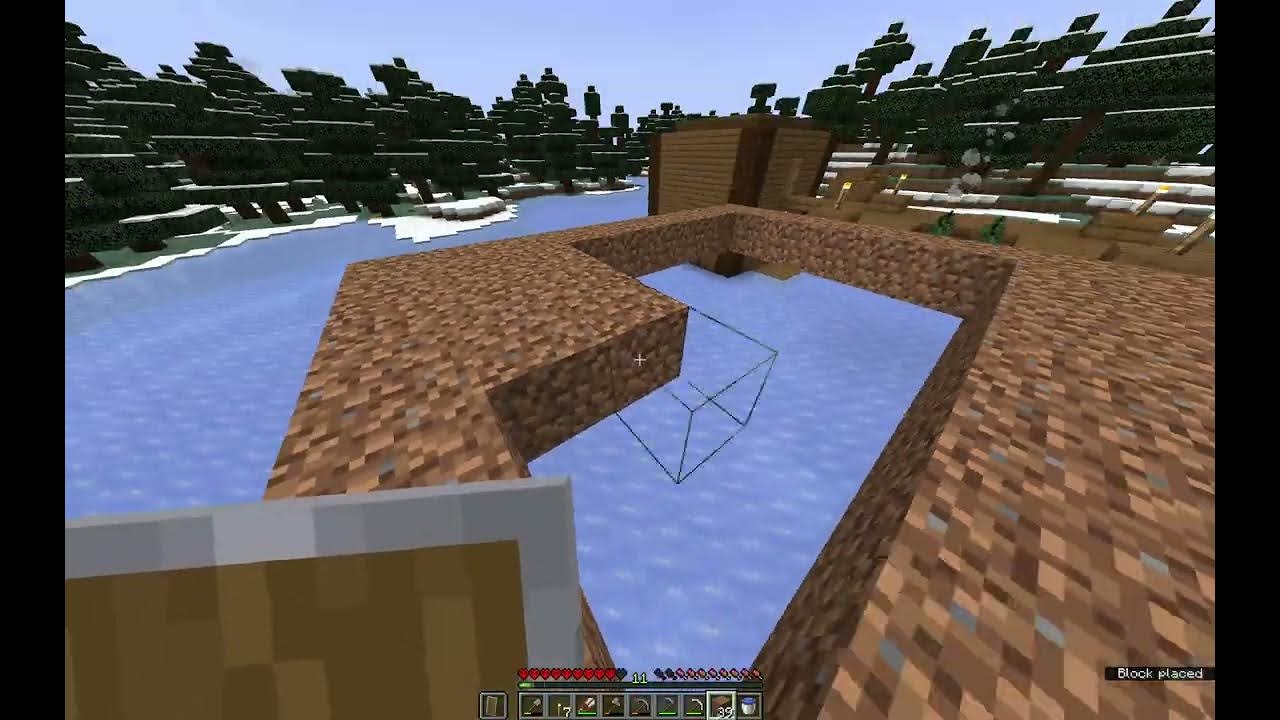 Minecraft Hardcore ep 3a| short hoeing - YouTube