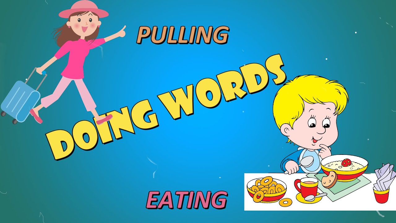 Doing words for kids | Action Words | Verbs | Preschool Learning - YouTube