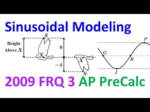 2009 FRQ 3 - Sinusoidal Modeling [AP Precalculus] - YouTube