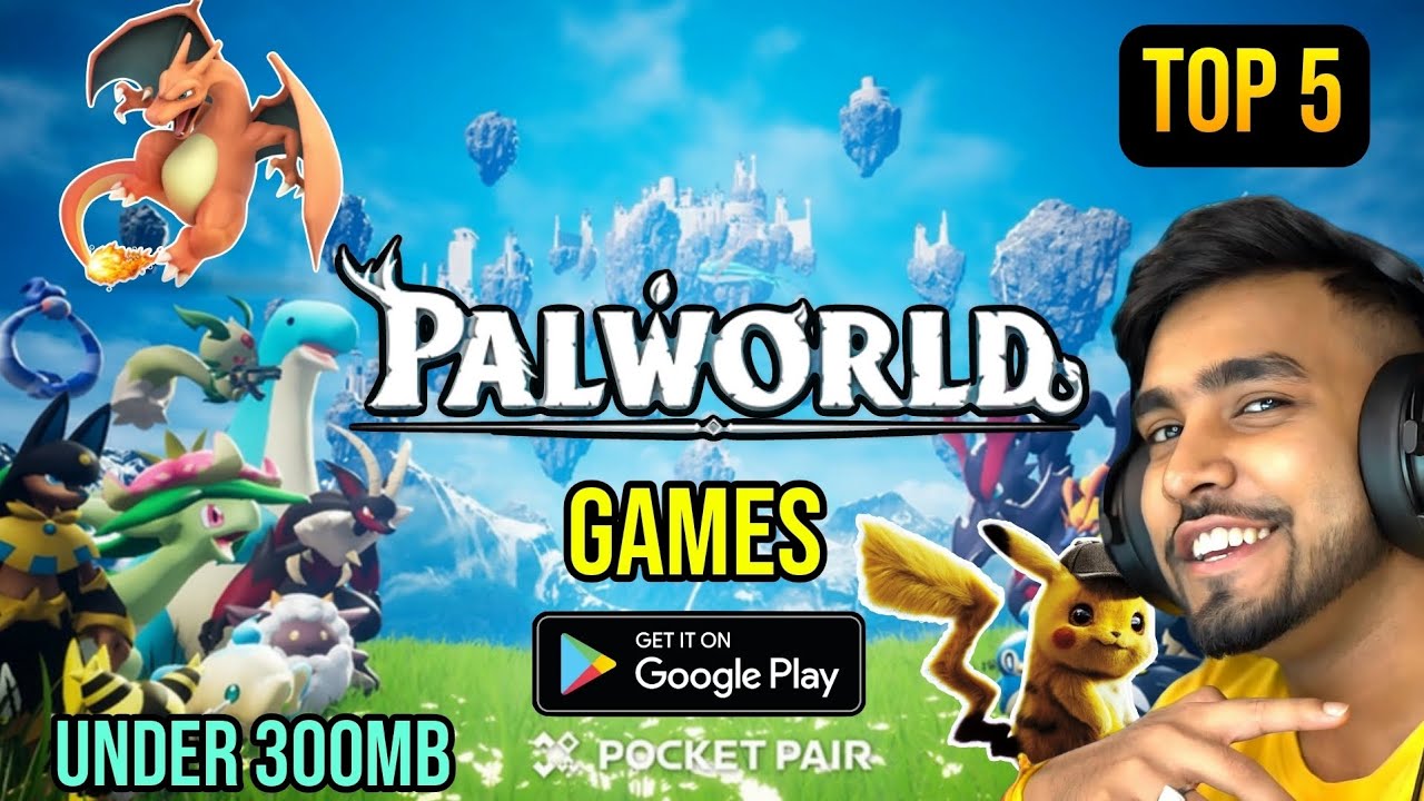 Top 5 Games Like Palworld For Android | Palworld Games (Under 300MB ...