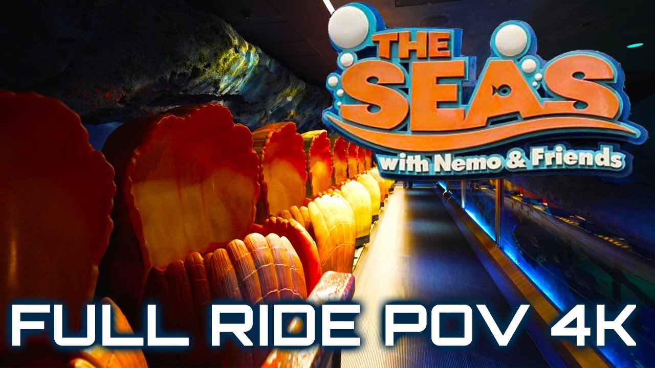 Disney World Rides | The Seas w/ Nemo & Friends FULL ride POV with ...