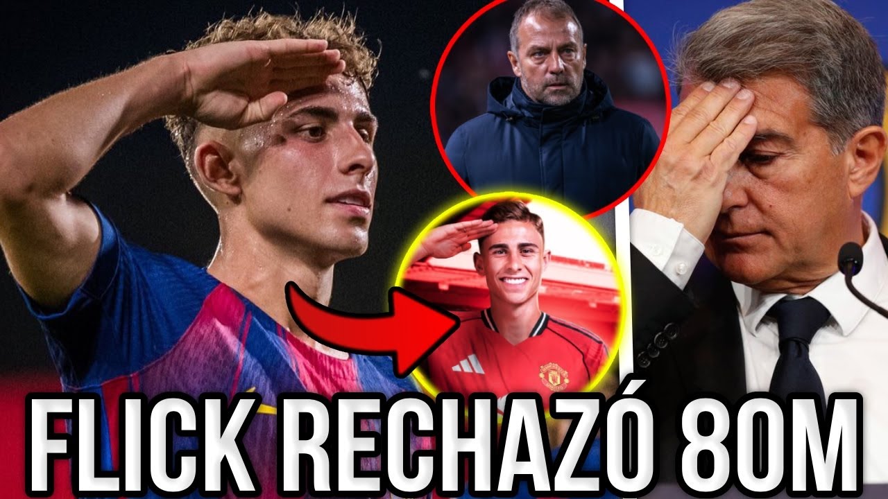 ¡Se volvió LOCO! Barcelona RECHAZÓ 80M del UNITED por Fermin, Otro ...