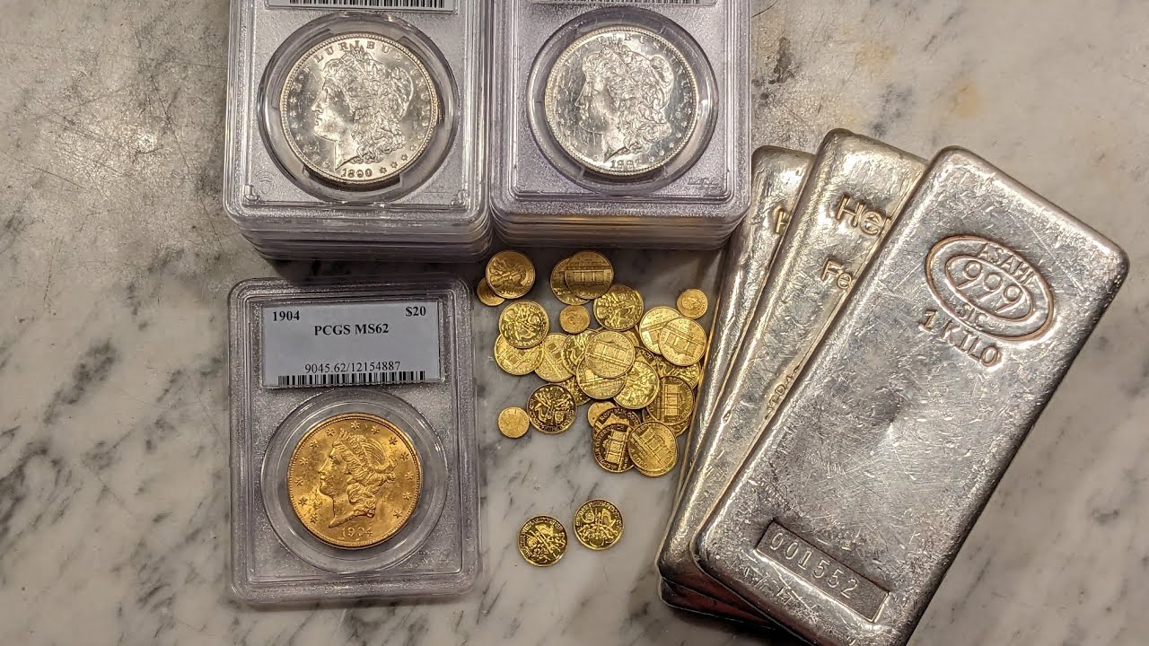 My investing strategy with coins gold and silver - YouTube