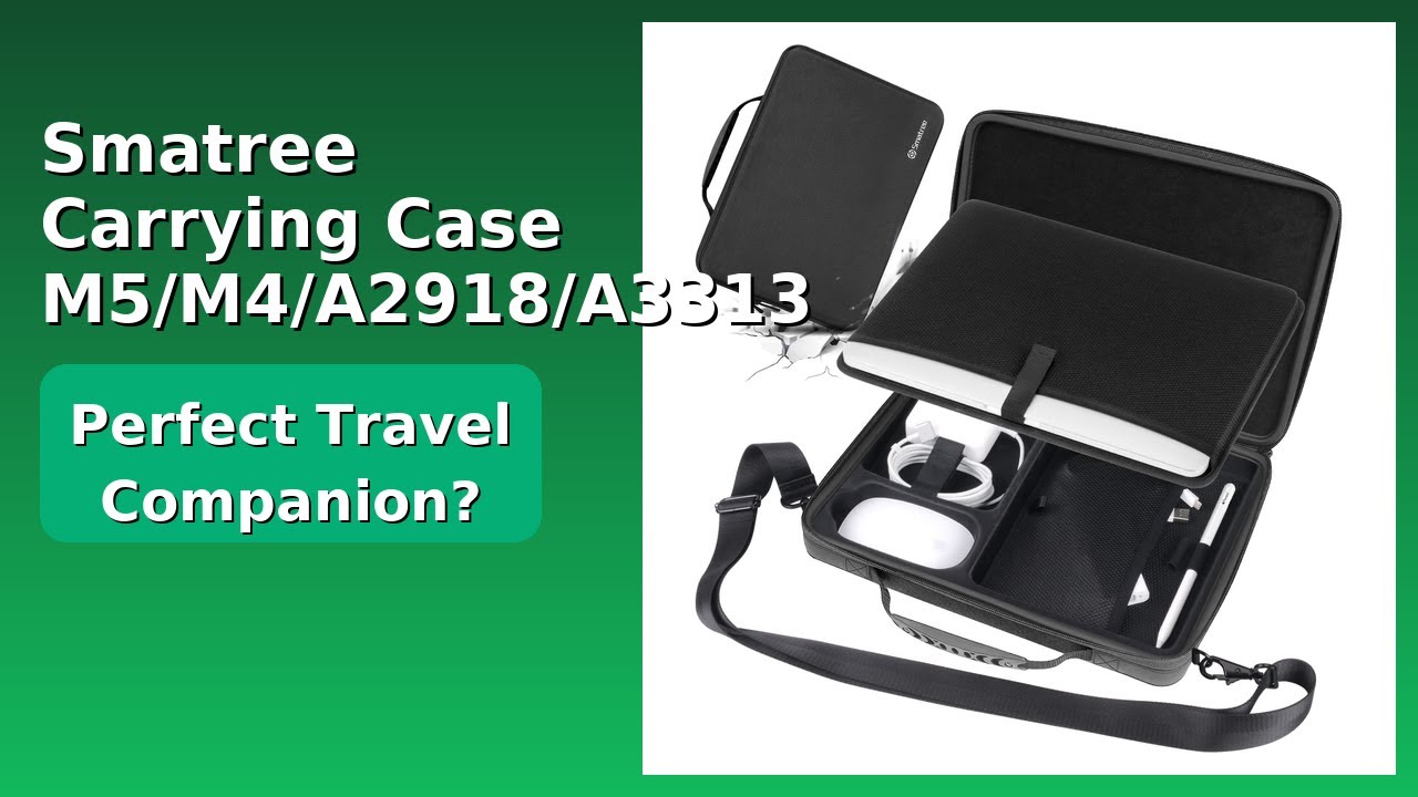 REVIEW (2025): Smatree Carrying Case M5/M4/A2918/A3313. Features. - YouTube