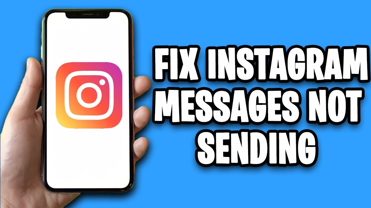 How To Fix Instagram Messages Not Sending - YouTube