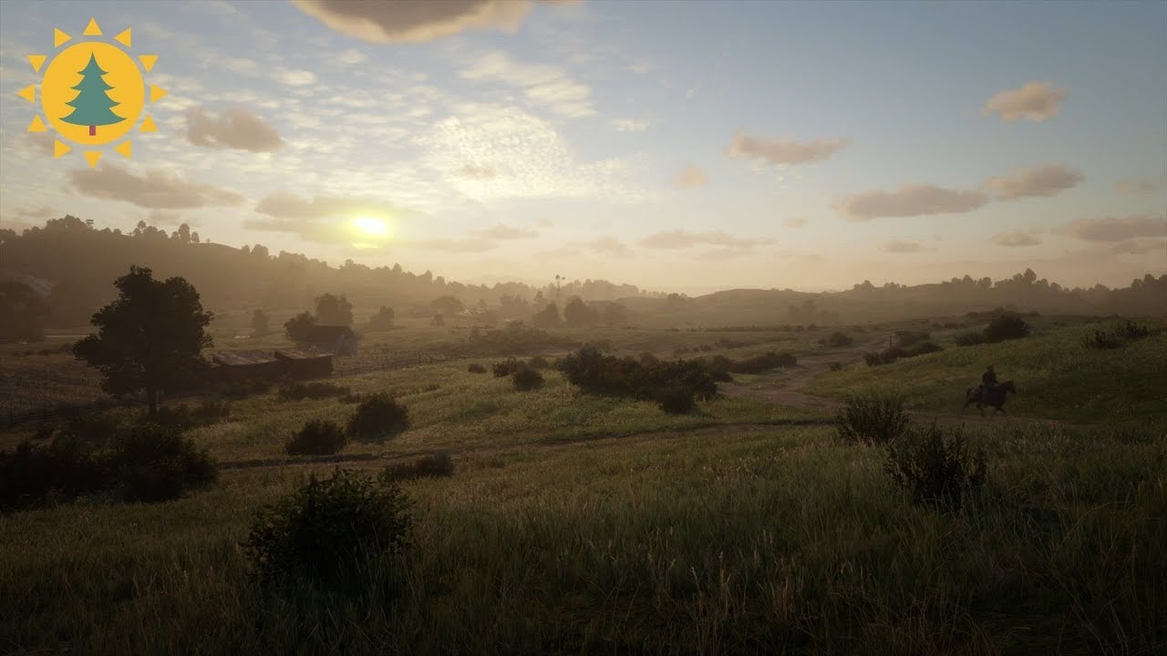 RED DEAD REDEMPTION 2 Ambience | New Hanover | Emerald Ranch | Day ...