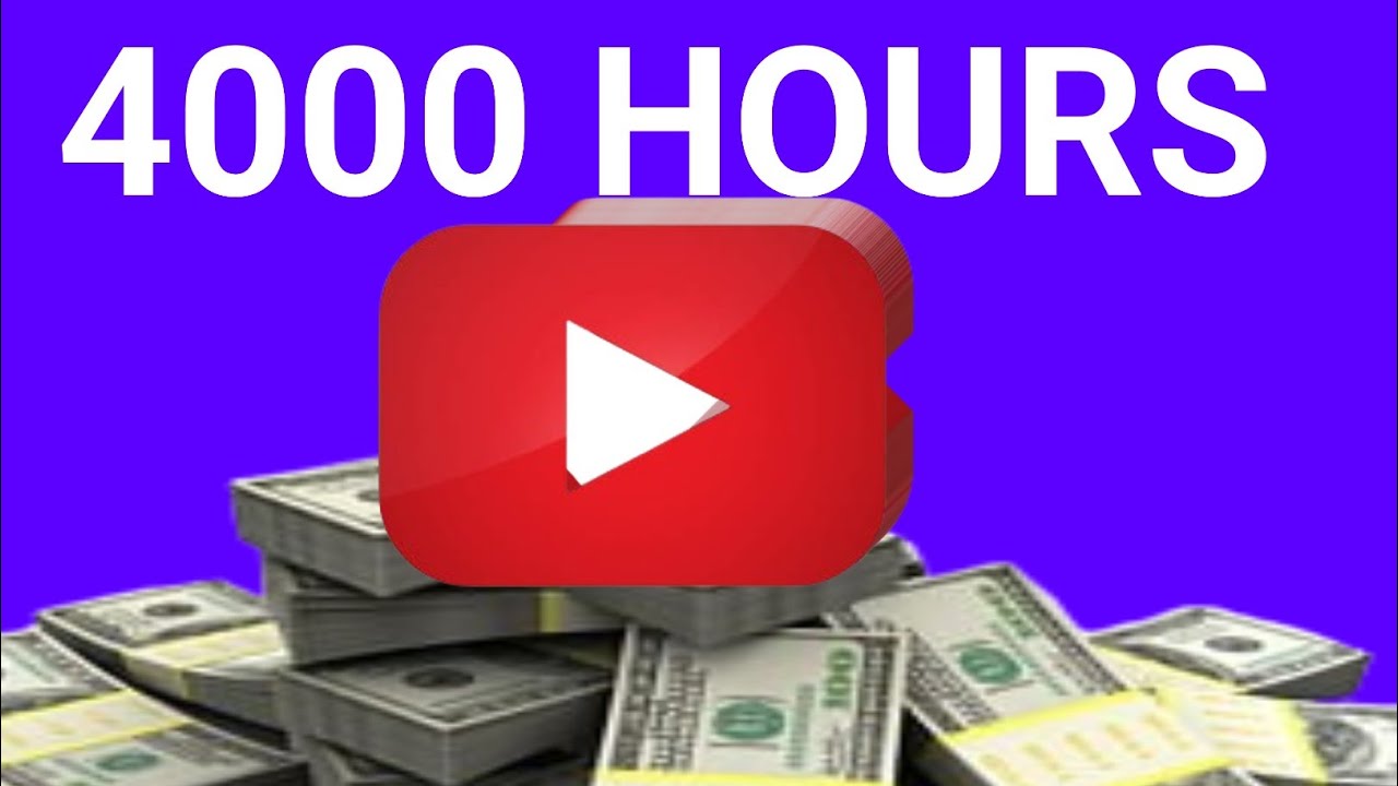 Complete 4000 Watch Hour In 1 Month | How To Complete 4000 Hours Watch ...