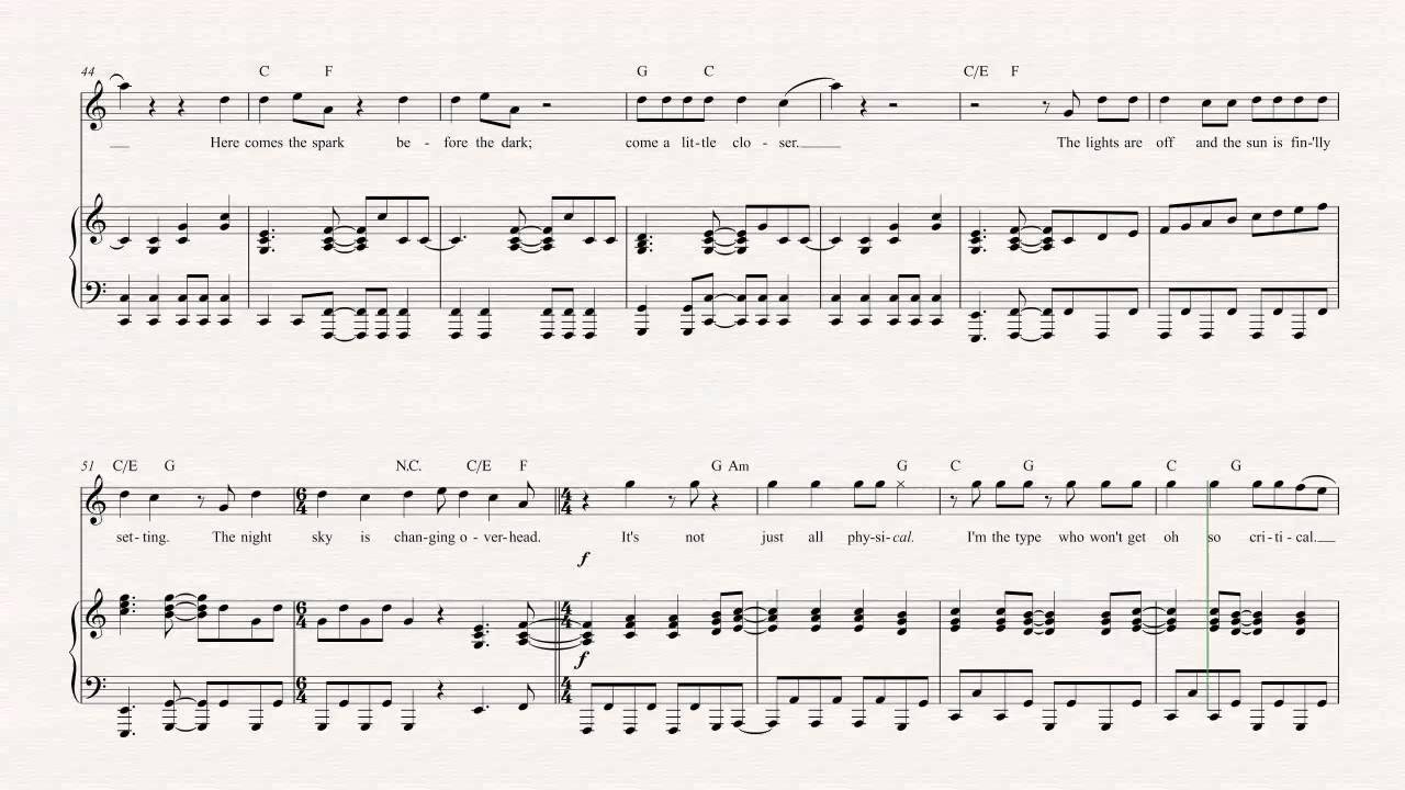 Flute - Closer - Tegan and Sara - Sheet Music, Chords, & Vocals - YouTube