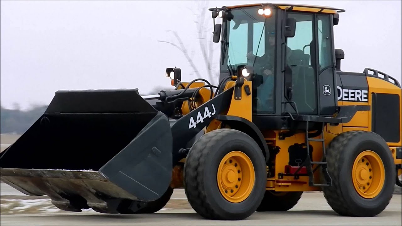 2008 John Deere 444J - YouTube