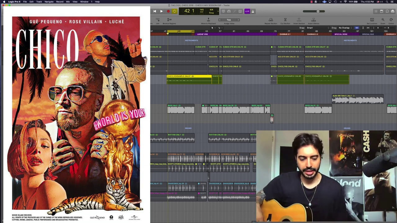 MAKING OF " CHICO " Guè Pequeno Ft. Rose Villain & Luchè prod. by SIXPM ...