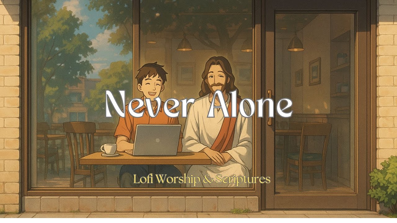 Never Alone // Chill Christian Lofi + Bible Verses for Peace & Focus ...