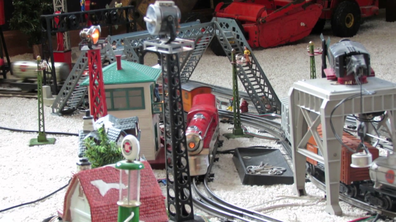 The Rare Marx Red 494 prewar steam train. - YouTube