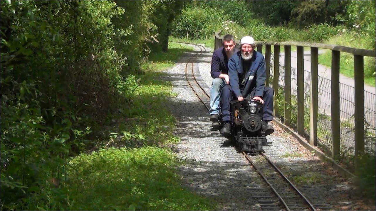 155 American 4-4-0 and 45155 LMS 4-6-0 Echills Wood Railway, 21/06/15 ...