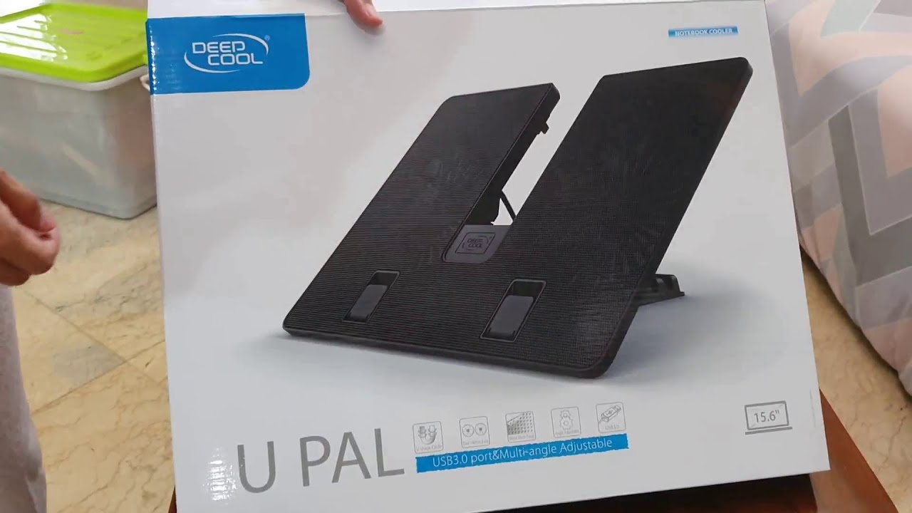 Deepcool U-PAL Notebook Cooling Pad - YouTube