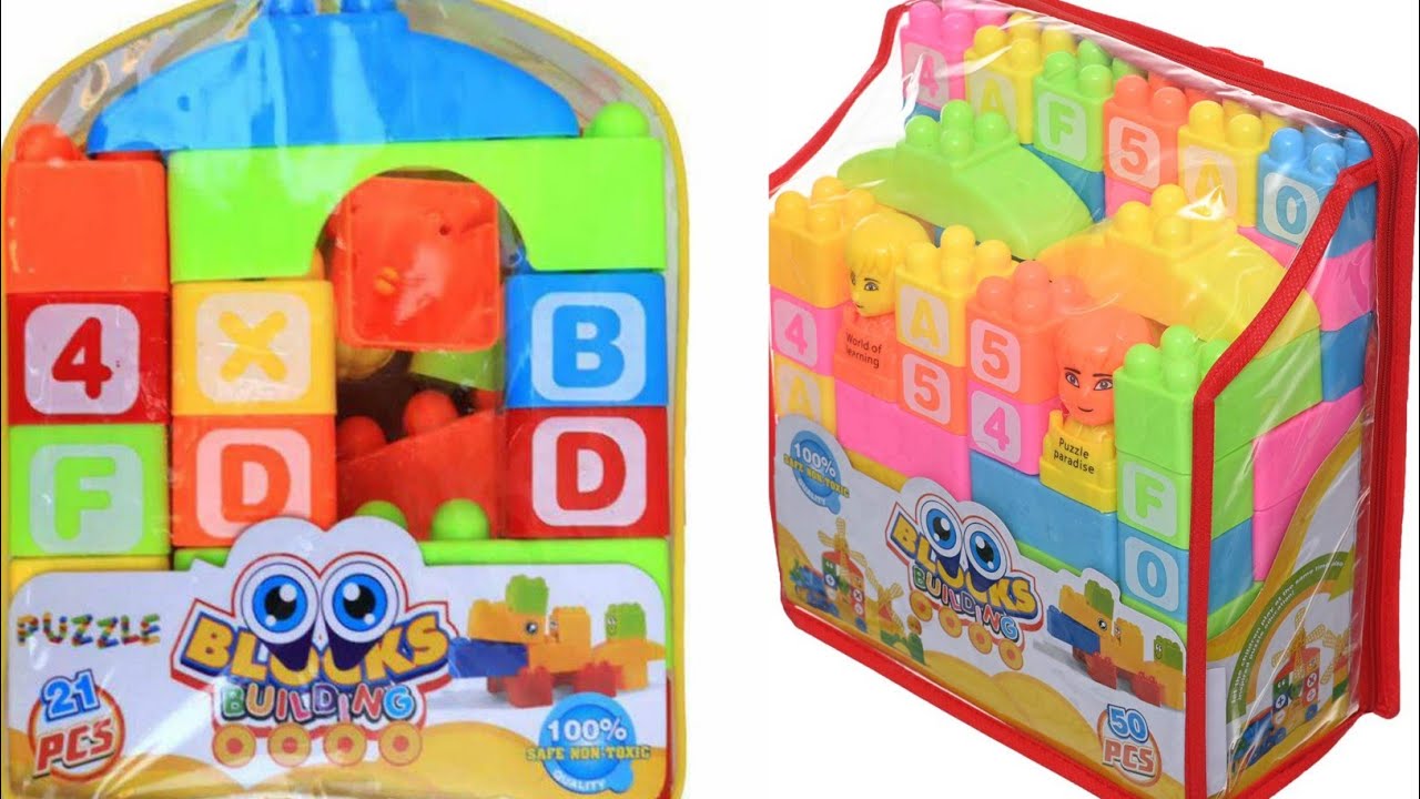 4.30 Minutes Satisfying with Unboxing Pictures Biocks for toddlers ...