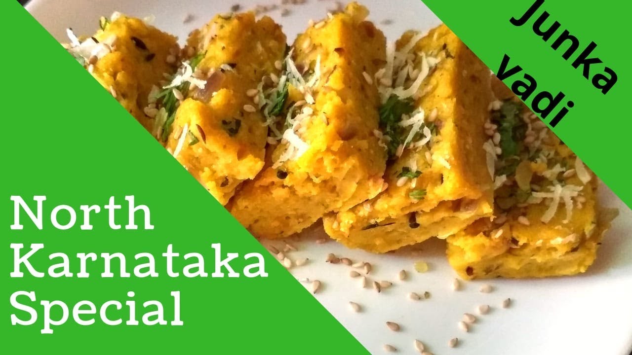 zunka vadi recipe | Jhunka vadi | uttara karnataka special junka - YouTube