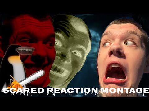 My Scared Reaction Montage - YouTube