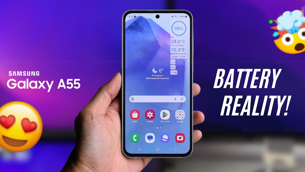 Samsung Galaxy A55 5G - Battery Life Reality! - YouTube