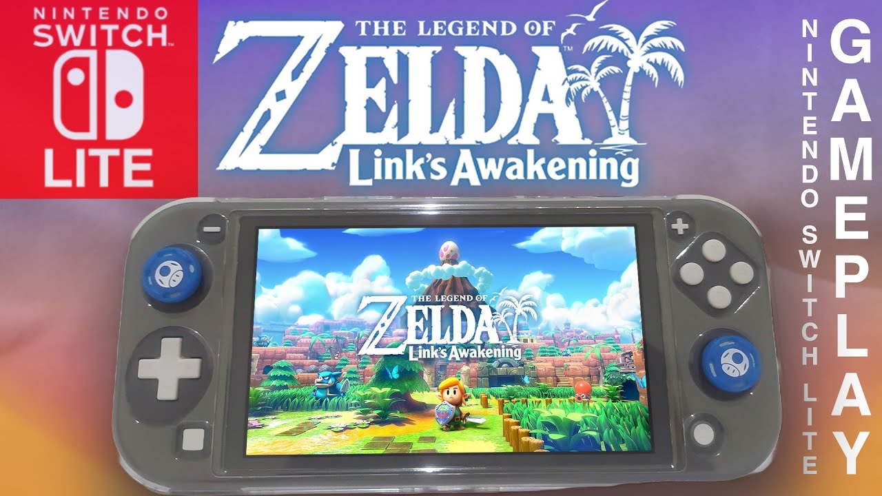 The Legend of Zelda: Link's Awakening Nintendo Switch Lite Gameplay ...