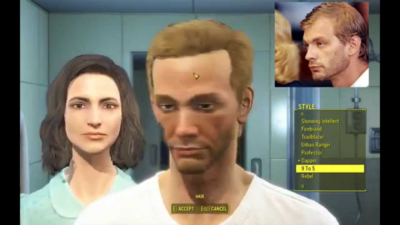 Fallout 4 Character Creator Jeffrey Dahmer - YouTube