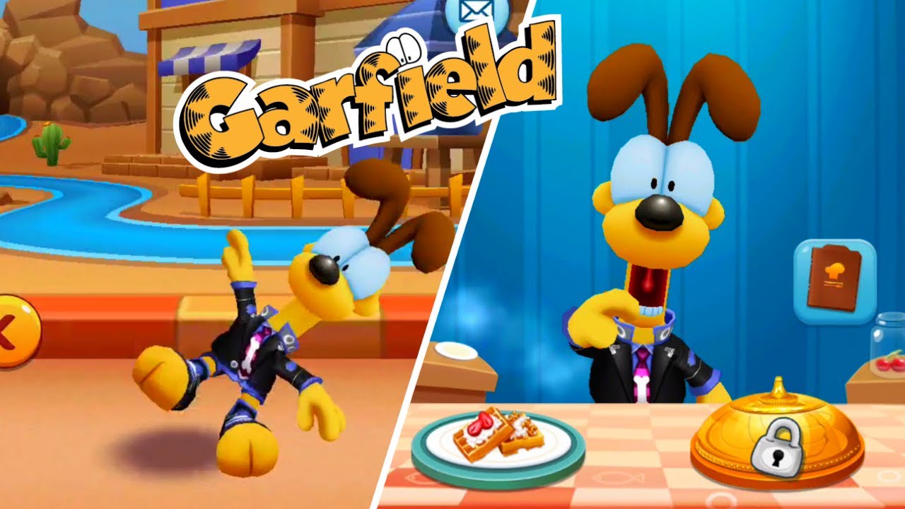 Garfield Rush 🐈 Play w/ Garfield, Odie or Nermal! Endless running Game ...
