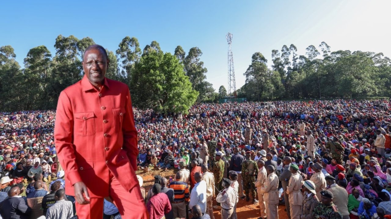 CRAZY LOVE!! Huge crowd turns up at President Ruto's Sugoi home for ...