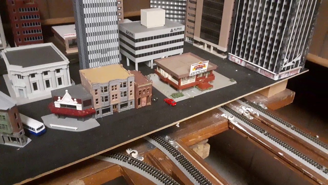 My n scale city - YouTube