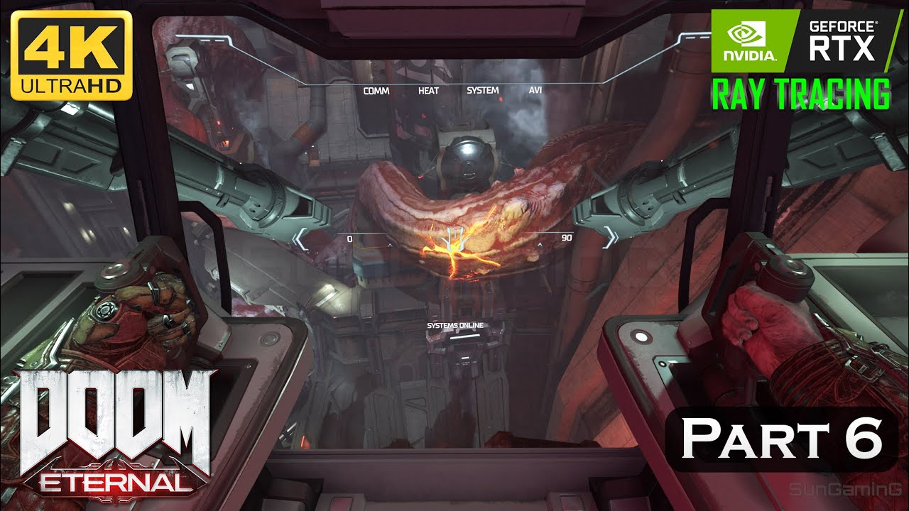 DOOM ETERNAL Walkthrough Gameplay Part 6 (ARC COMPLEX) 4K Ultra Setting ...